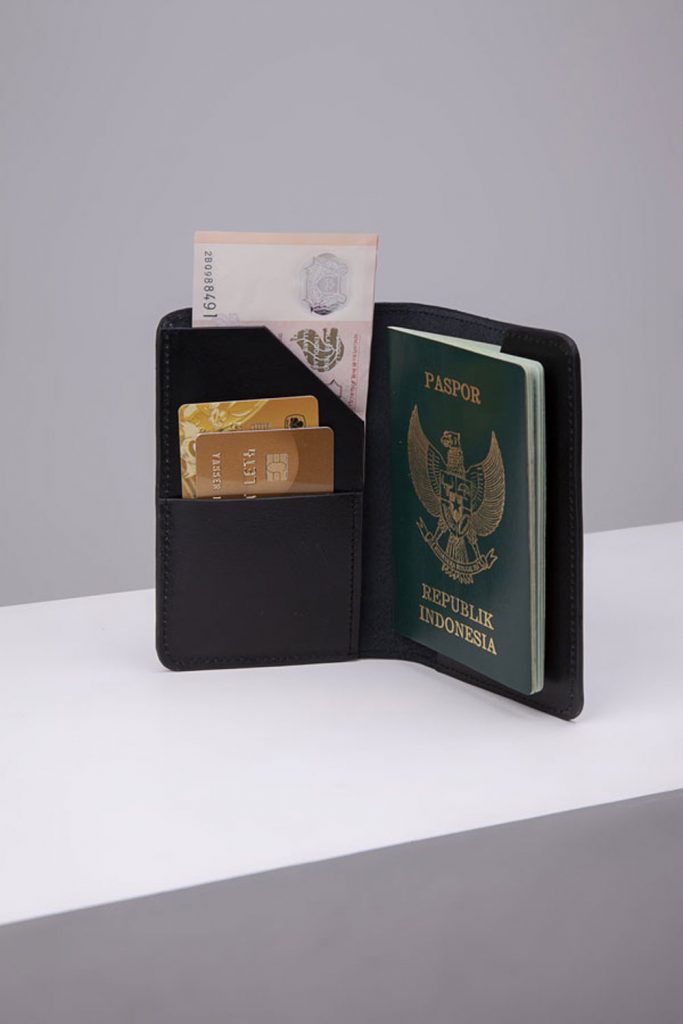 Passport Holder – Black – Garut Kulit